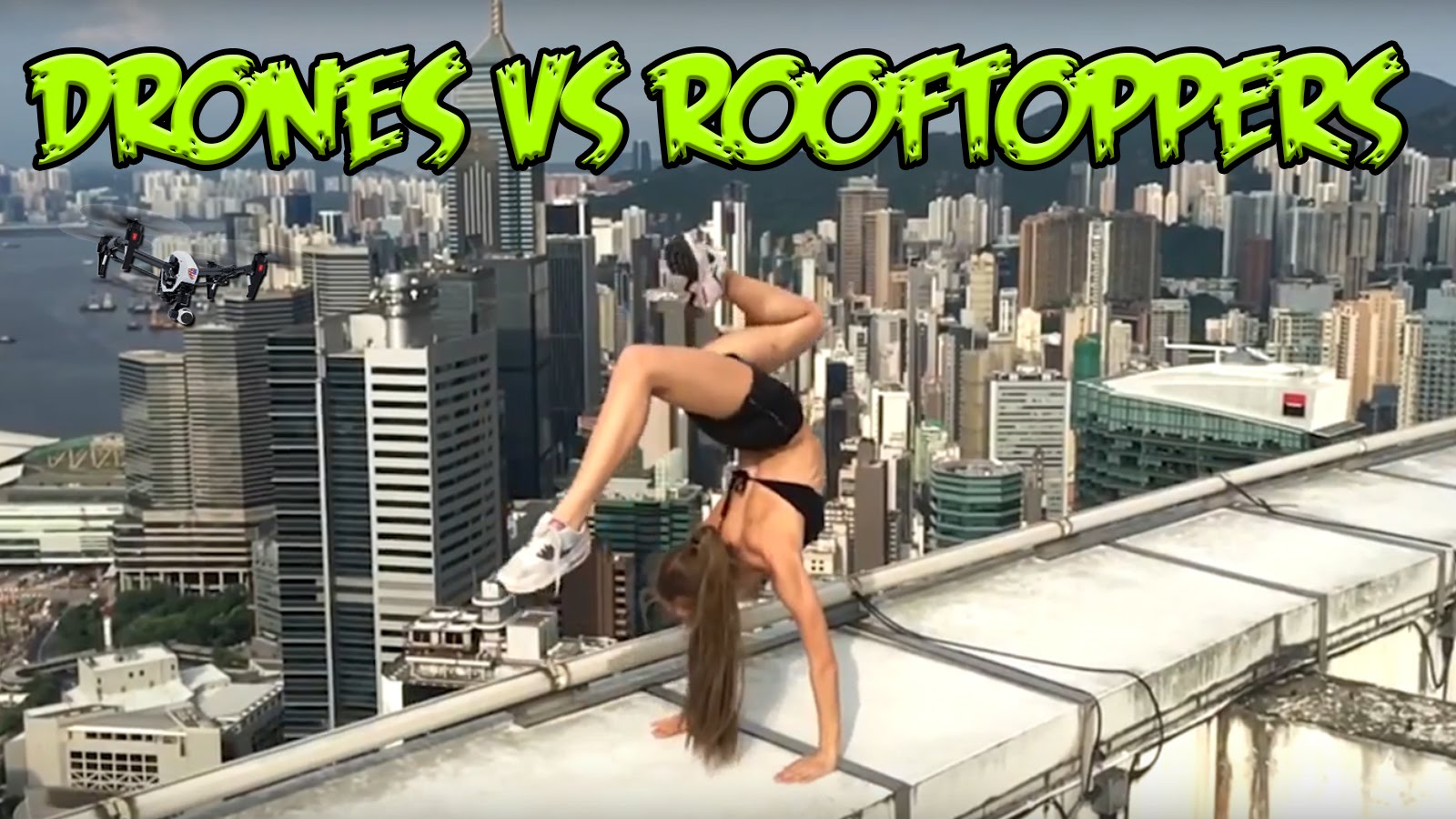 Shocking Rooftoppers Captured By Drone